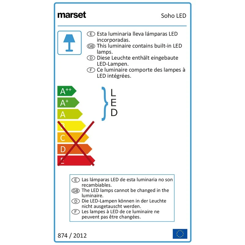 Marset SOHO 38 LED Pendelleuchte